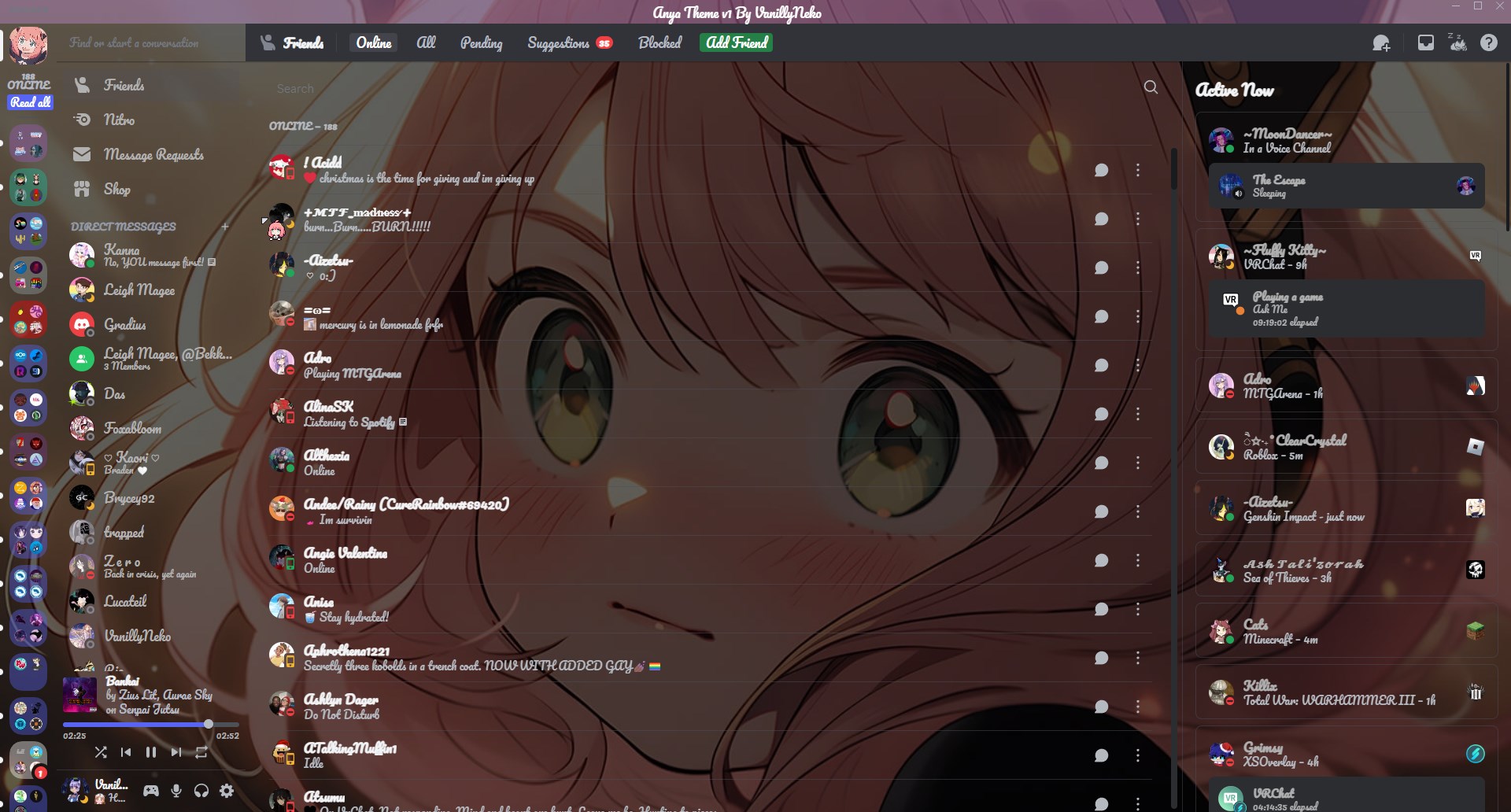 Anya Better Discord Theme | Anya-bd